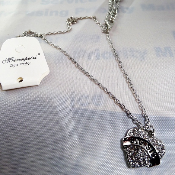 wicked legit creations | Jewelry | Nwt Big Middle Little Sis Necklace ...